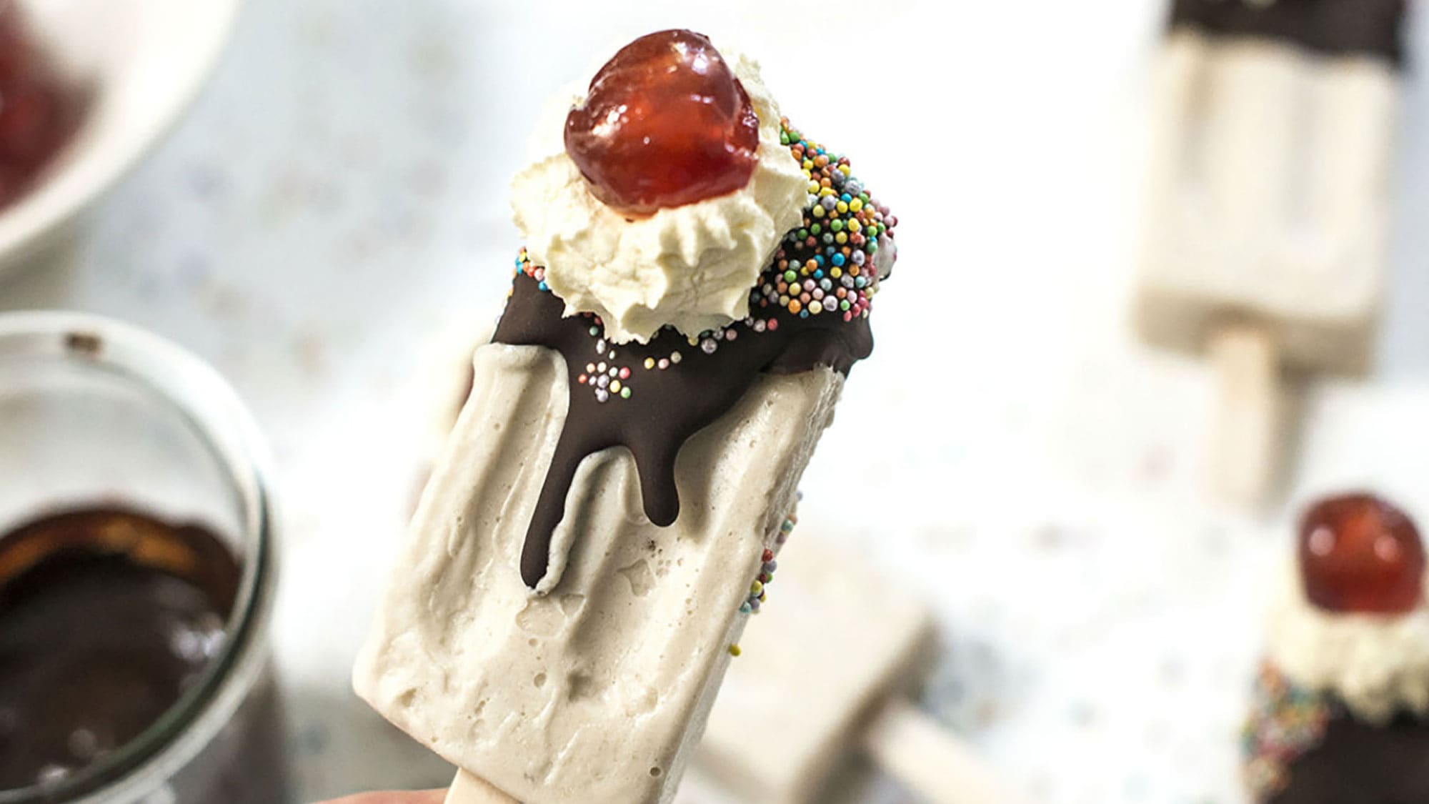 Banana Split Popsicles | Dessert Recipes | ao.com