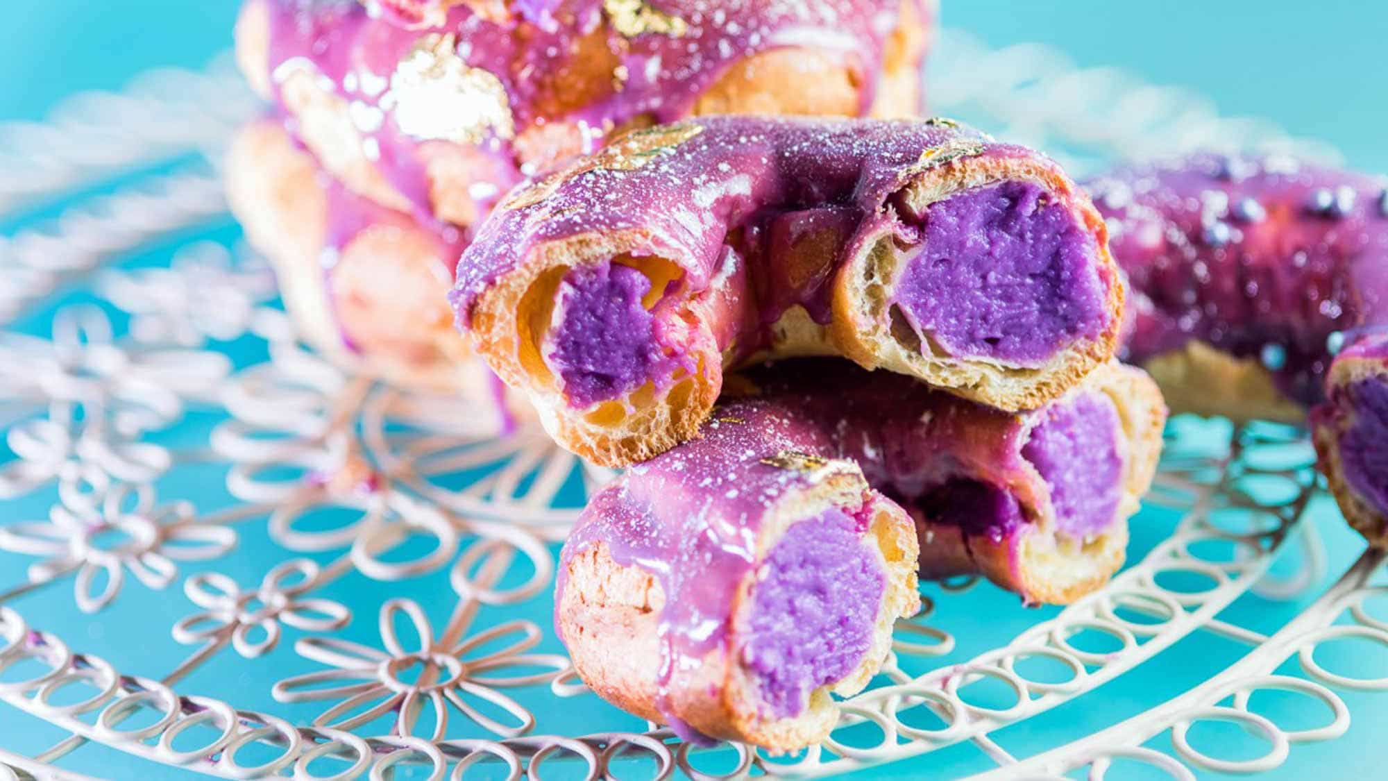 Ube Doughnuts | Dessert Recipes | ao.com