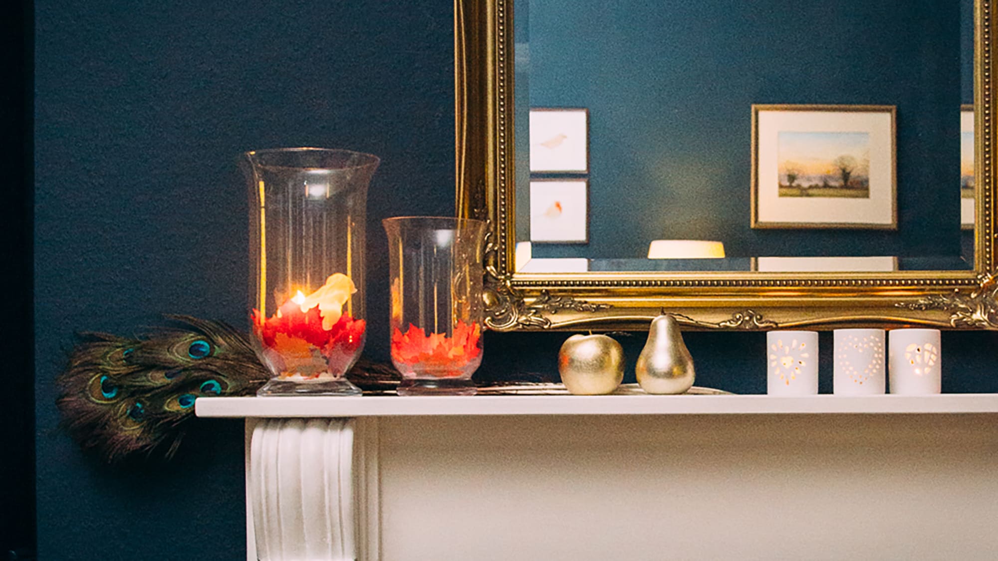 Inspiration: Alex's Deep Blue Makeover | Living room & Office ...