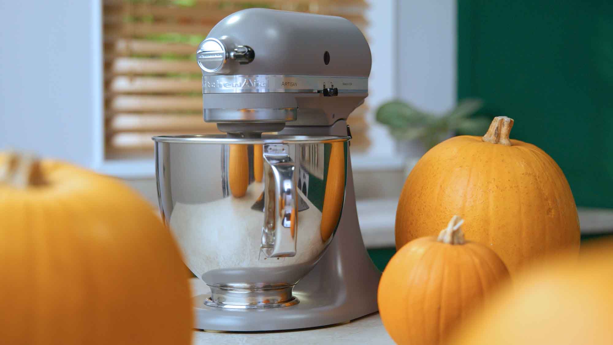 How to carve a Halloween pumpkin: stand mixer edition
