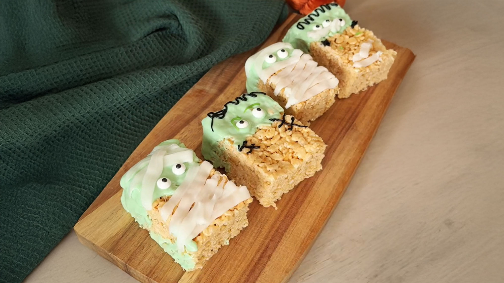 Creepy krispy treats | Light Bite recipes | ao.com